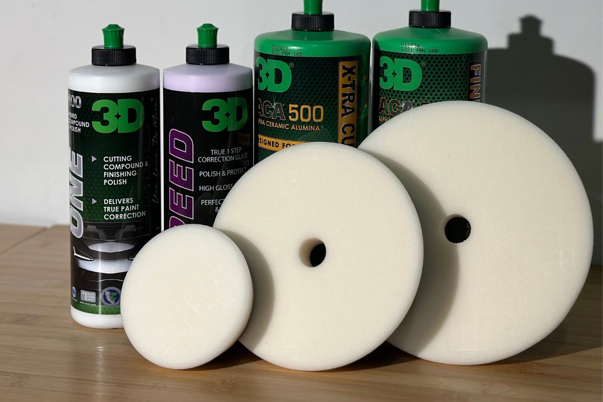 Foam and Wool Buffing and Polishing Pads