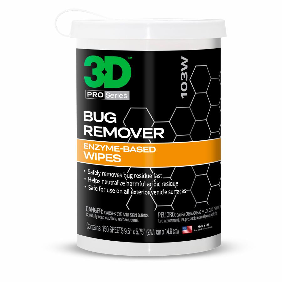 Bug Remover Wipes For Cars | 3D Car Care