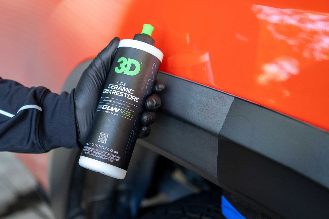 GLW Series SiO2 Ceramic Trim Restore Coating | 3D Car Care