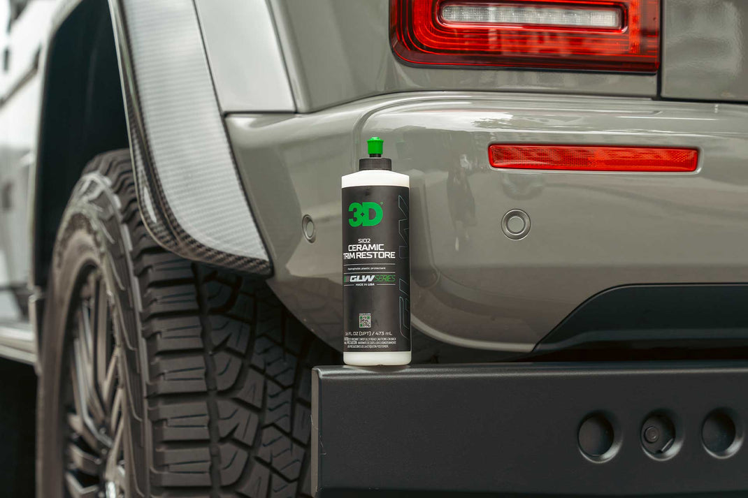 GLW Series SiO2 Ceramic Trim Restore Coating | 3D Car Care