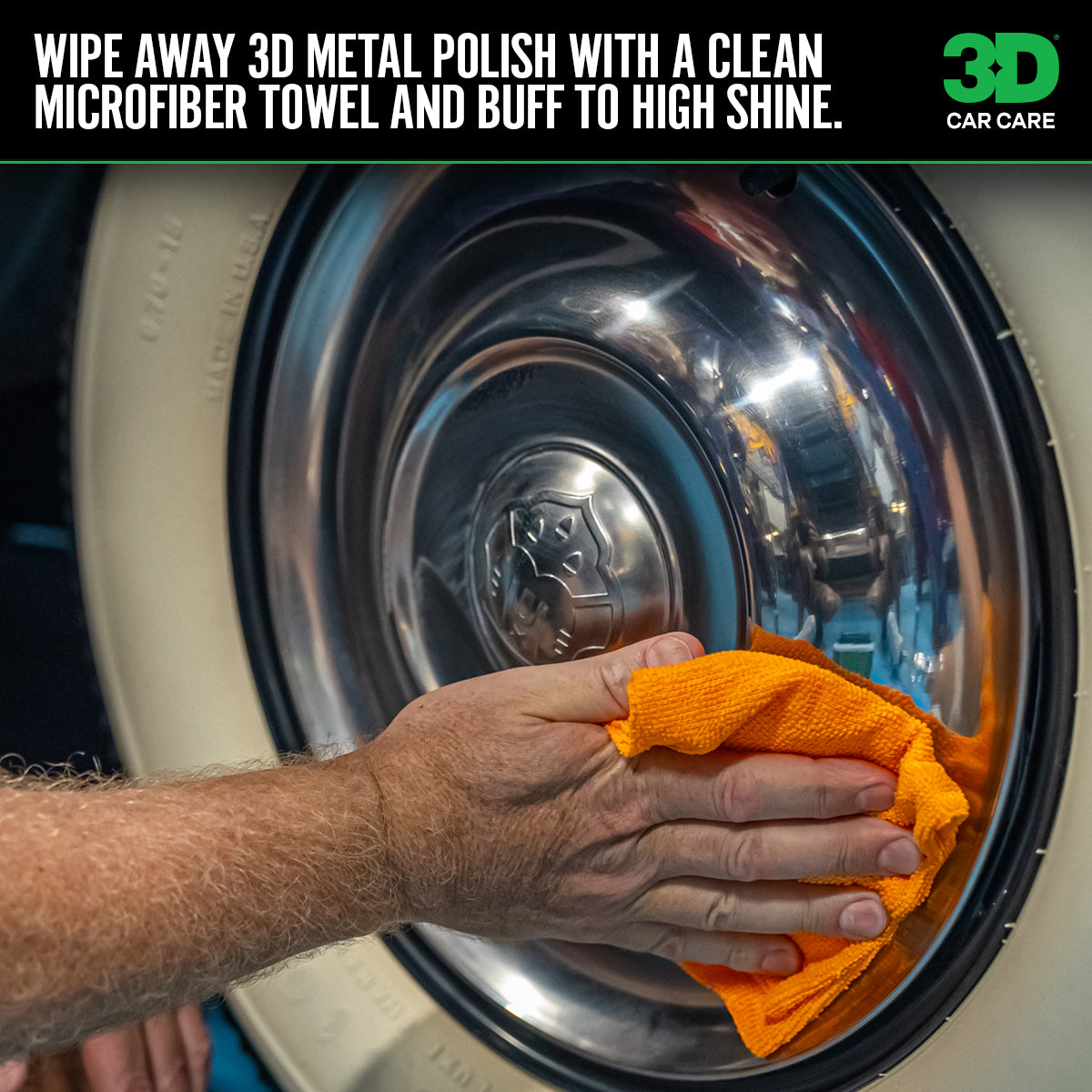 Heavy Duty Liquid Metal Polish For Any Metal Surface | 3D Car Care