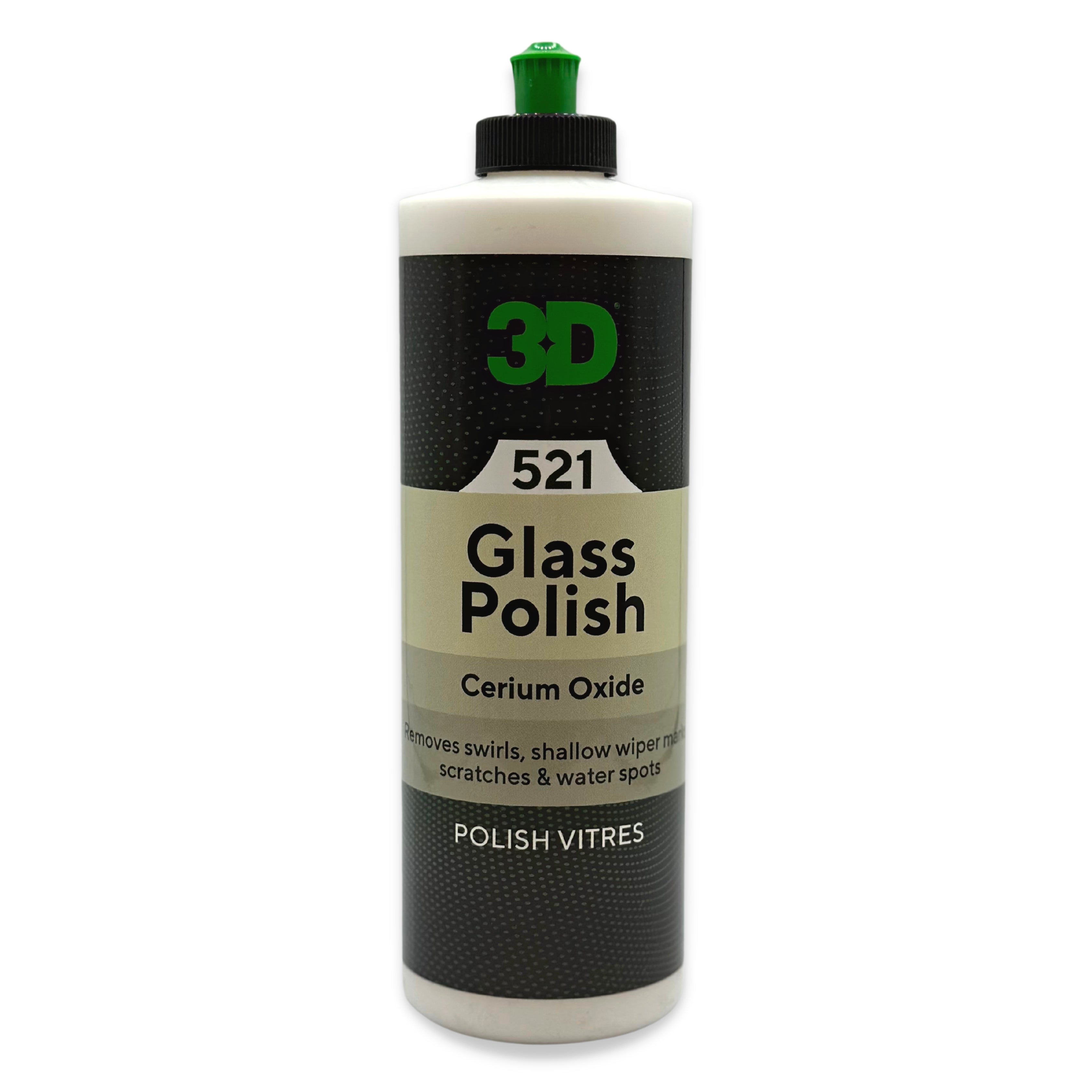 3D Glass Polish for Windshield Scratches, Wiper Marks & Water Spots ...